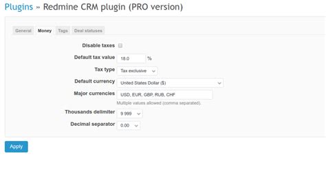 managing taxes in invoice plugin redmineup help invoices plugin