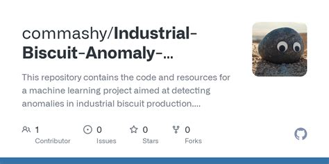github commashy industrial biscuit anomaly detection using deep