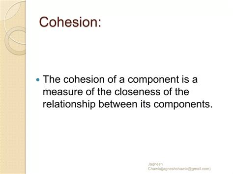 Cohesion And Coupling Pptx Computing Technology And Computing