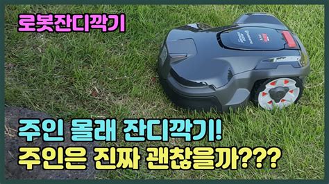 로봇잔디깍기 킴스공구텍 26호점제주 한경면 낙천리 허스크바나 오토모어 Am415x 동영상 주인 몰래 잔디깍기 Youtube