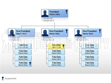 Org Charts Graphic For PowerPoint Presentation Templates