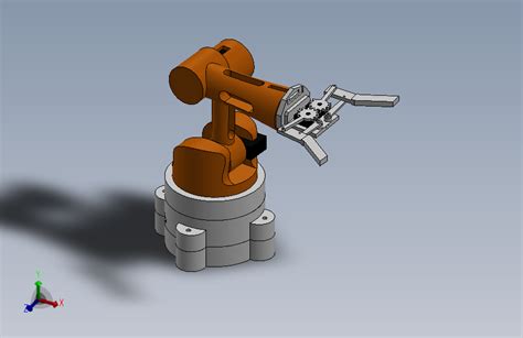 4自由度机械臂solidworks 2020模型图纸下载 懒石网 4自由度机械臂solidworks 2020模型图纸下载 懒石网