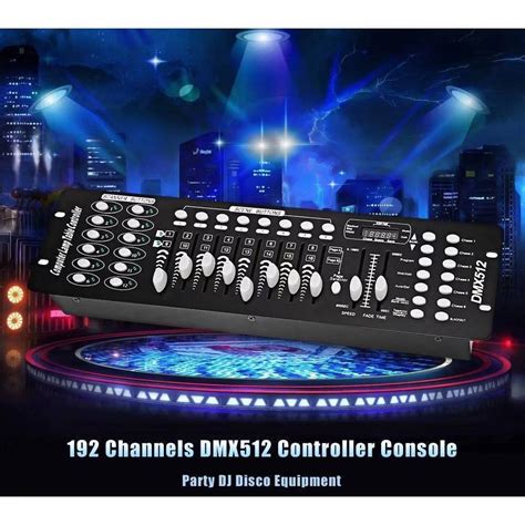 192 Dmx 512 Stage Dj Light Controller Lighting Party Pub Night Club Dj