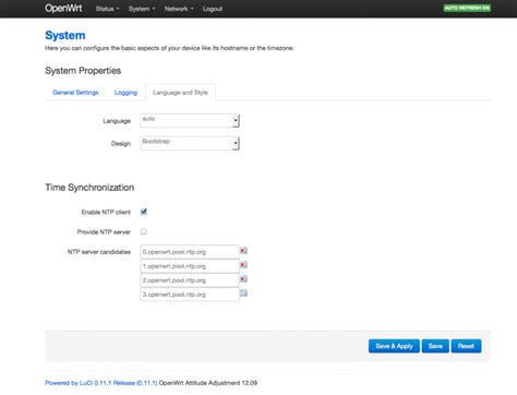 wie kann in luci von openwrt die sprache geändert werden wenzlaff de