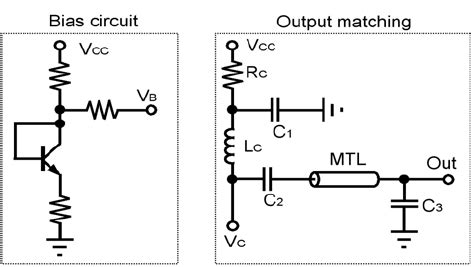 Bias Circuit And Output Matching Download Scientific Diagram