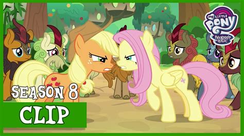 Applejack And Fluttershy Argue Sounds Of Silence Mlp Fim Hd