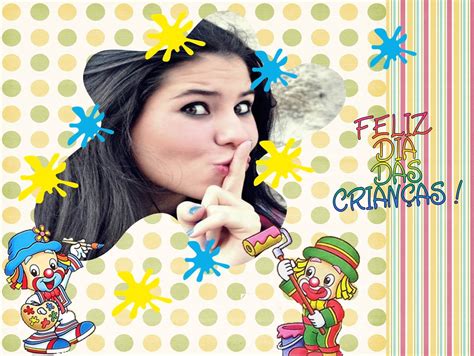 Montagem De Fotos Dia Das Crianças Molduras Grátis Para O Dia Das
