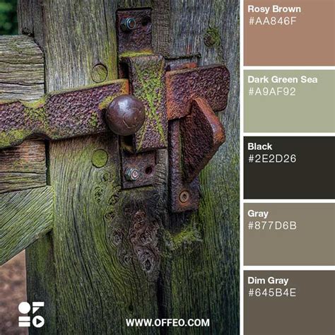 Nature Inspired Rustic Color Palettes Rustic Color Schemes OFFEO Rustic Color Schemes