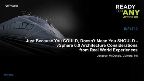 vmworld 2015 just because you could doesn t mean you should vsphere