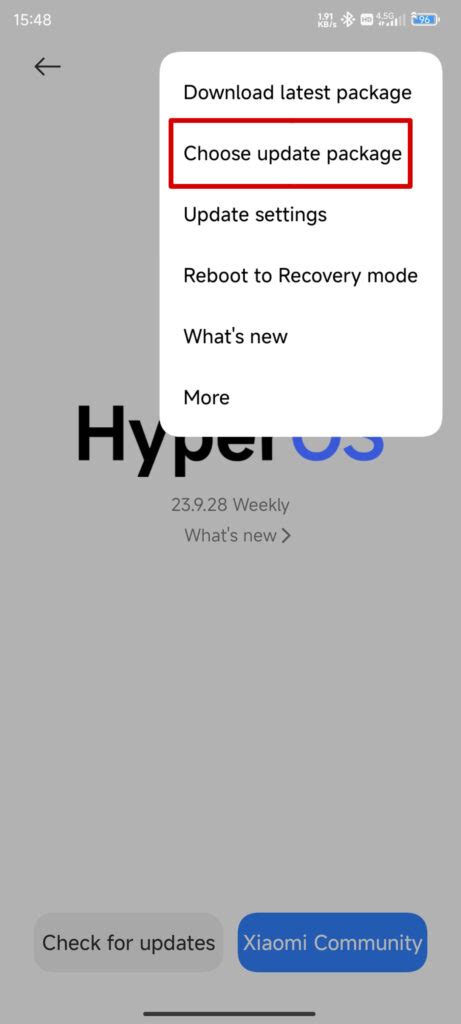 How To Install Hyperos Updates Manually