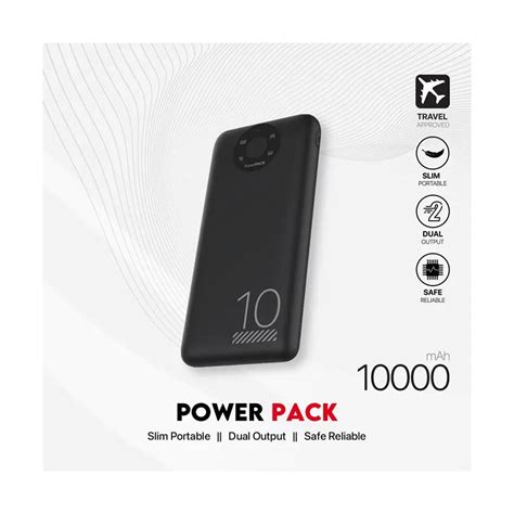 Fantech S1 Slim Mini 10000mah Black Power Bank Price In Bangladesh Ryans
