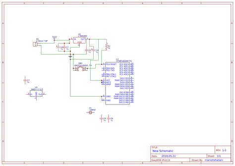 Atmega328 BareMinimum EasyEDA Open Source Hardware Lab