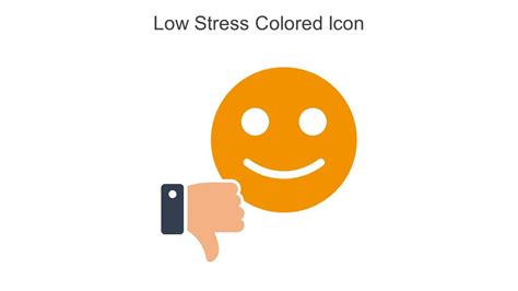 Low Stress Colored Icon In Powerpoint Pptx Png And Editable Eps Format PPT Example