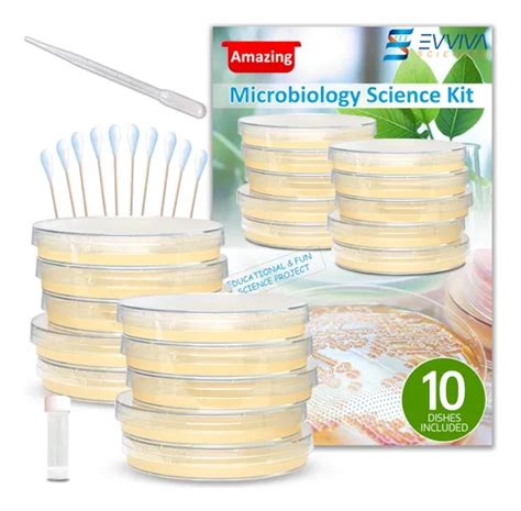Microbiology Science Project Kit Evviva Sciences W Agar Mercadolivre