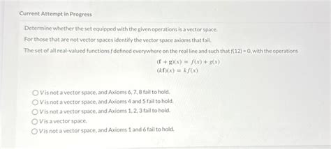 solved determine whether the set equipped with the given