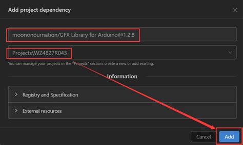 43 Inch Esp32 Display Platformio Tutorial Elecrow Wiki