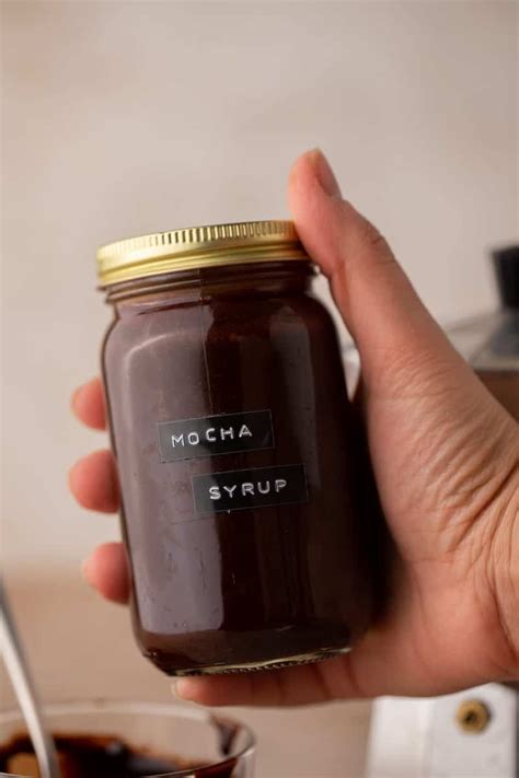 The Best Homemade Mocha Coffee Syrup Recipe Lifestyle Of A Foodie