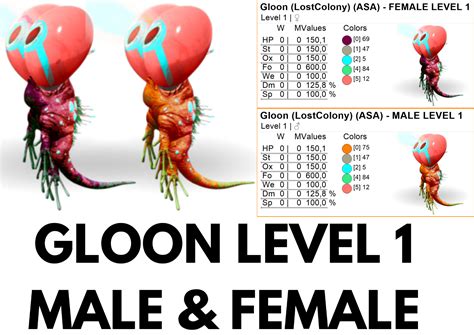 Gloon Level 1 Clone Ark Survival Ascended Official Pve Ebay