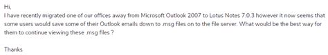 how to open msg file in lotus notes [resolved]