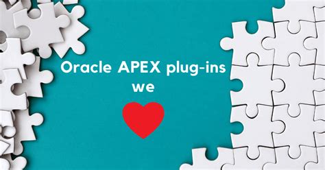 top oracle apex plug ins we love and use insum