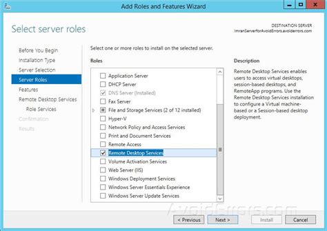 How To Install Remote Desktop Services Role On Server 2012 R2 Avoiderrors