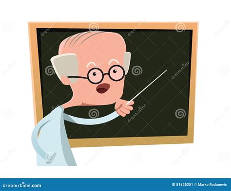 Old Man Teaching At Class Illustration Cartoon Character Stock Illustration Illustration Of Old Man Teaching At Class Illustration Cartoon Character Stock Illustration Illustration Of