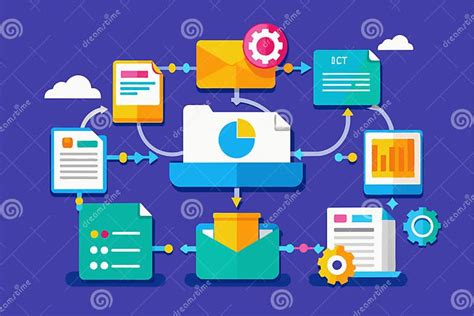 A Vibrant Diagram Showcasing Customizable File Synchronization A Vibrant Diagram Showcasing Customizable File Synchronization