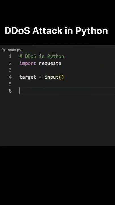 Ddos Attact In Python Coding Programming Python Attack Job