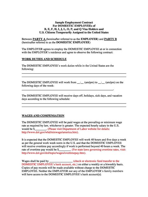 40 Great Contract Templates Employment Construction Photography Etc