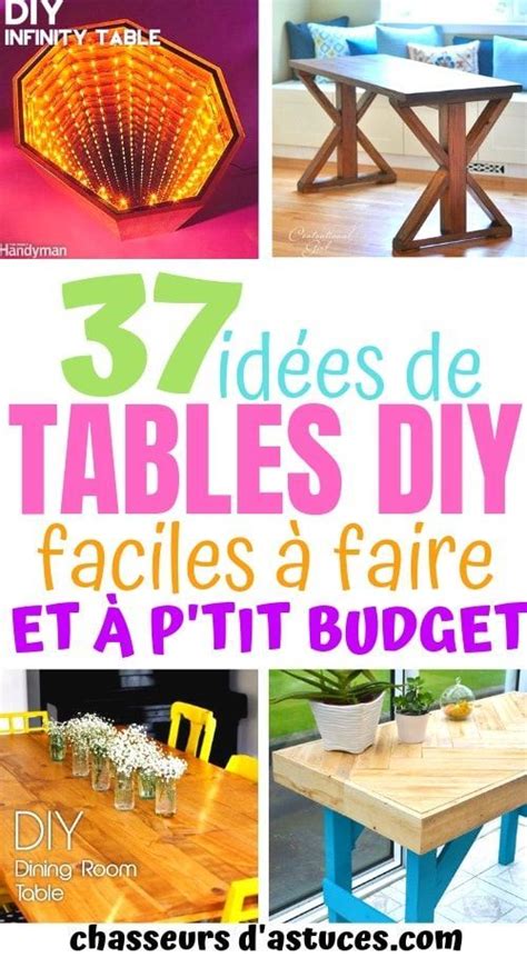 37 Idées De Tables Diy Peu Coûteuses Et Faciles À Faire Vous Désirez Construire Vos Propres