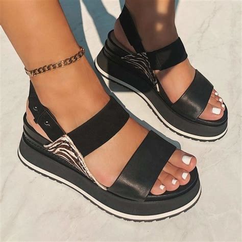Naked Feet Shoes New Leather Naked Feet Wedge Sandals Dimension In