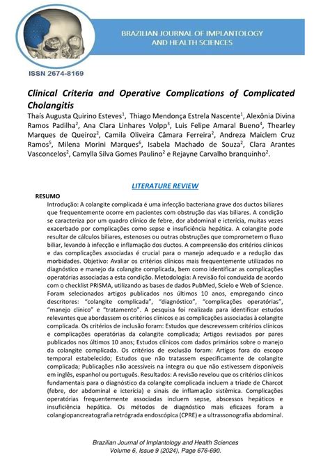 Pdf Clinical Criteria And Operative Complications Of Complicated