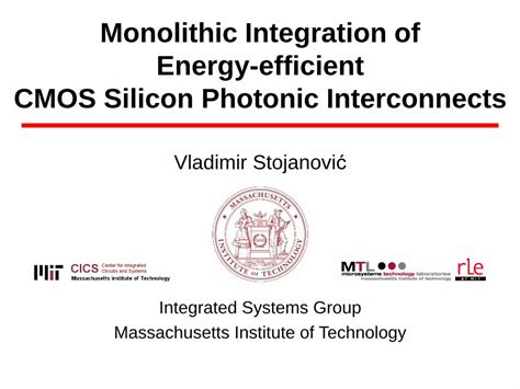Pdf Monolithic Integration Of Energy Efficient Cmos Silicon Dokumen