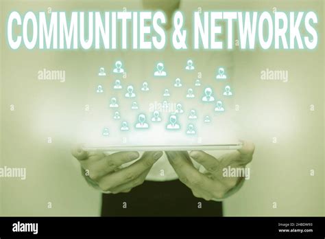 Text Showing Inspiration Communities And Networks Business Idea Collaboration Of Learnings And