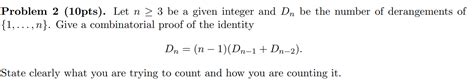 solved problem 2 10pts let n 3 be a given integer and