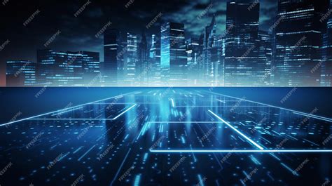 Premium Photo Futuristic Tech Powerpoint Background