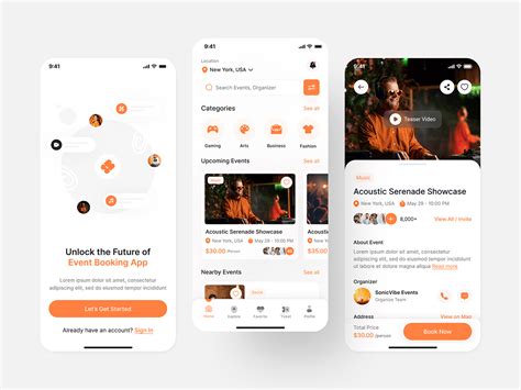 Event Booking App Event Mobile App Ui Ui Ux On Behance