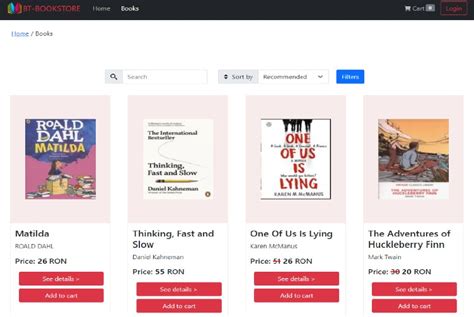 Bookstore React Js Examples
