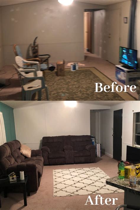 Old Single Wide Mobile Home Remodel Before And After Mobile Home