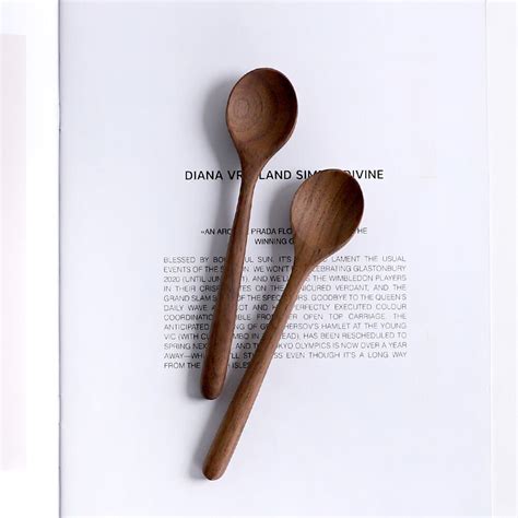 북미 호두나무 디저트스푼 감도 깊은 취향 셀렉트샵 29cm