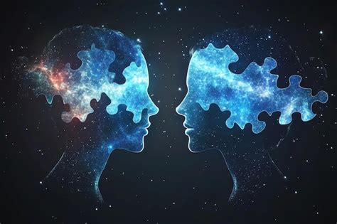 Neural Sharpening Abstract Silhouettes With Brain Networks Representing The Connection Of Minds