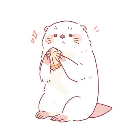 かわいいラッコ｜イラスト・フリー素材なら「シンテリ」