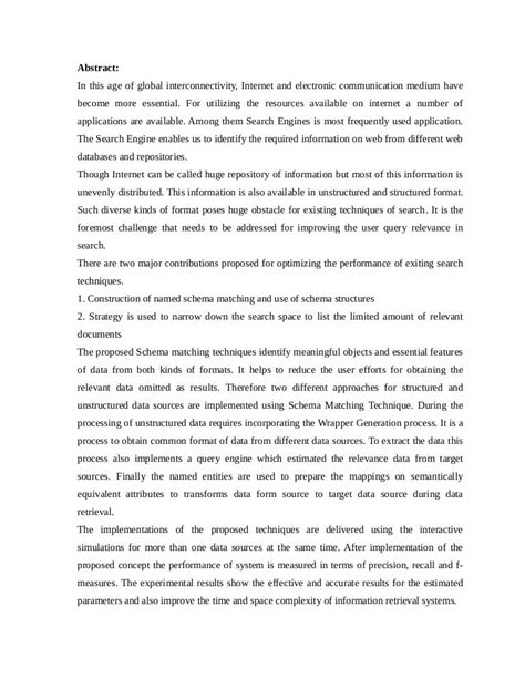 Difference Between Abstract And Introduction In A Research Paper