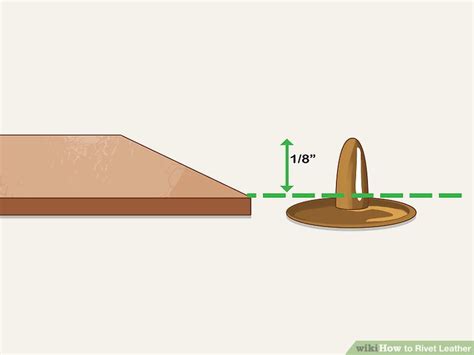 4 Ways To Rivet Leather Wikihow