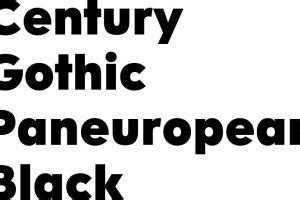 Century Gothic Paneuropean Black Font Free Font Download