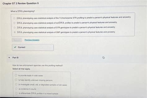 Solved What Is Dna Phenotyping Dna Phenotyping Uses
