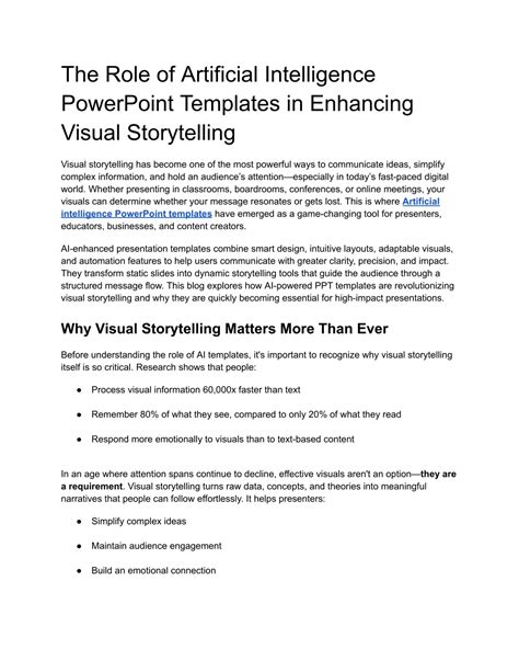 Ppt The Role Of Artificial Intelligence Powerpoint Templates In