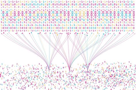 premium vector big data connection innovation background data visualization technology abstract