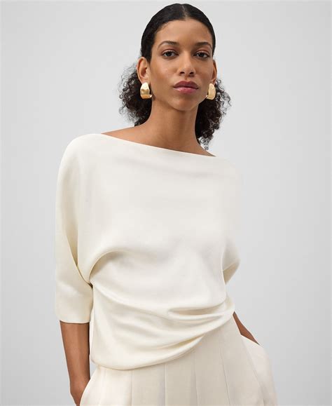 Boat Neckline Blouse Woman Ad Uk