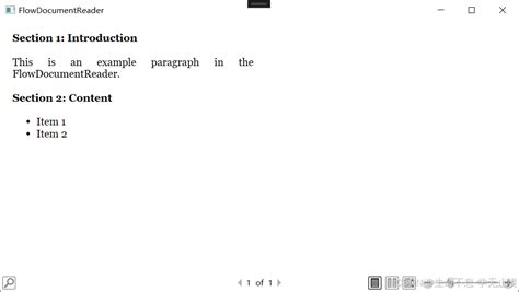 Wpf Flowdocumentreader文档阅读器的详细使用教程 Csdn博客